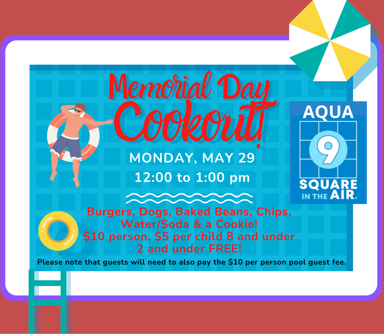 Memorial Day Cookout! | Murraywood Swim & Racquet Club